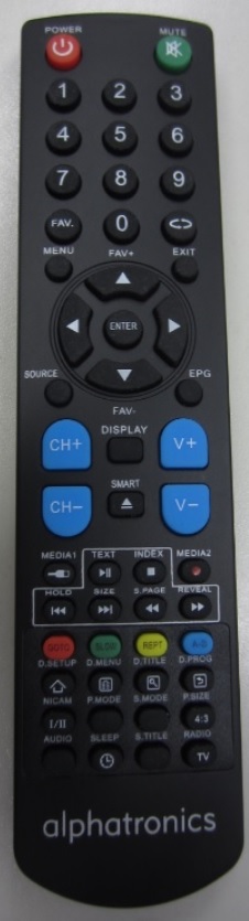 Afstandsbediening Alphatronics SL-22DSB-H