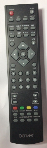 Afstandsbediening Denver led-1953mc led-2253mc led-2453mc