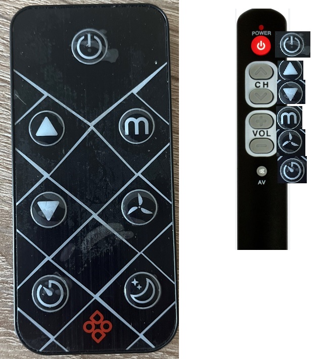 Afstandsbediening Dutch originals 12000btu