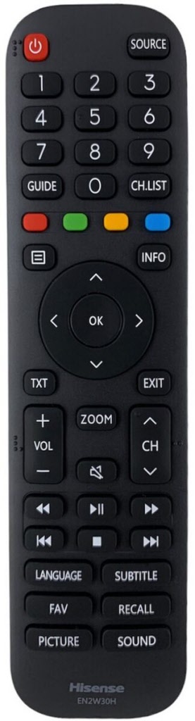 Afstandsbediening Hisense en2w30h