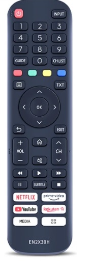 Afstandsbediening Hisense en2x30h