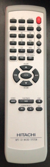 Afstandsbediening Hitachi mp3 cd micro system