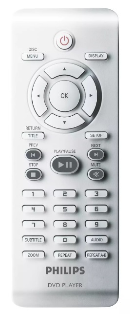 Afstandsbediening Philips dvp3040