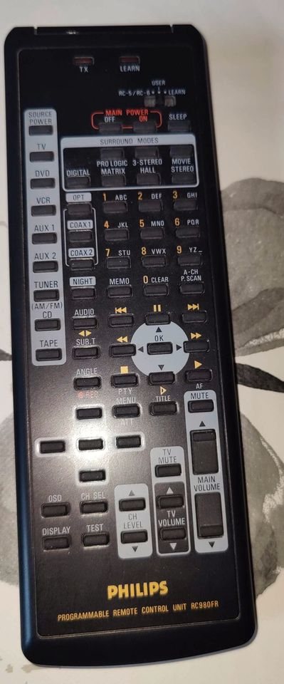 Afstandsbediening Philips rc980fr