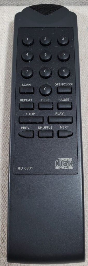 Afstandsbediening Philips rd6831 voor cdc925