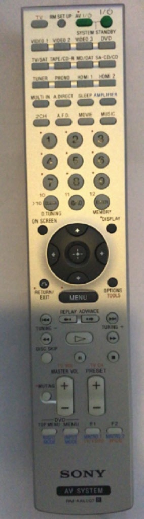 Afstandsbediening Sony rm-aal007