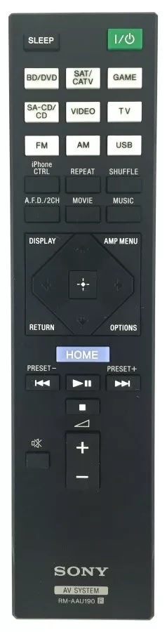 Afstandsbediening Sony rm-aau190 str-dh750