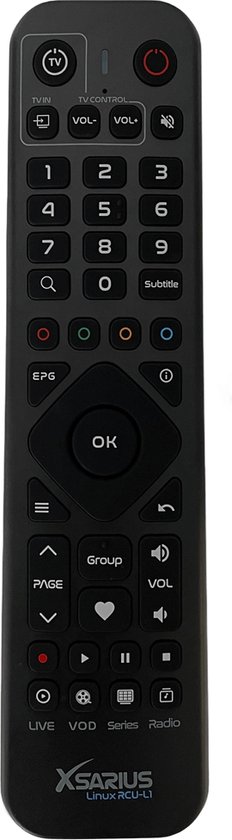 Afstandsbediening Xarius rcu-l1