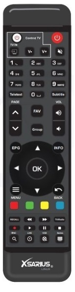 Afstandsbediening Xarius sniper 360 4K