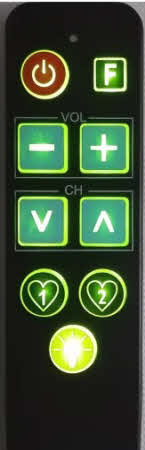 Senioren / slechtzienden afstandsbedieningen