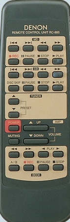 Afstandsbediening Denon rc-885 PMA-1500R