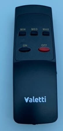 Afstandsbediening valetti electric heater LF00037